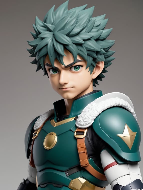 Premium Free ai Images | makima fusion izuku midoriya midoriya