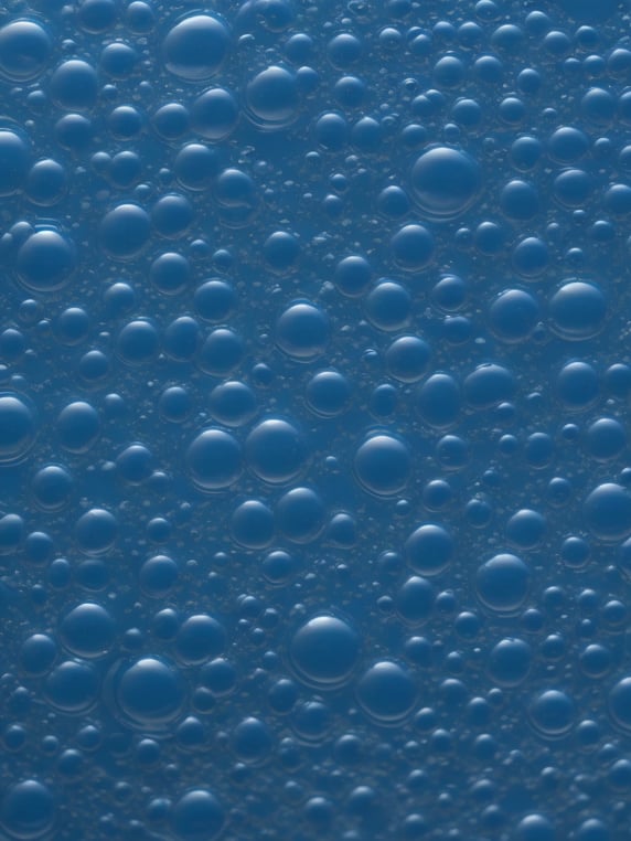 Premium Free ai Images | texture of blue liquid with bubbles pattern ...