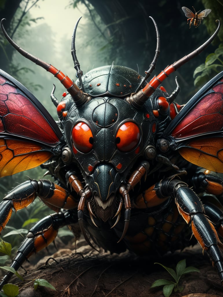 Premium Free ai Images | giant bugs