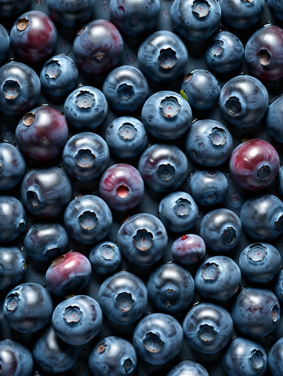 Premium Free ai Images | blueberry abstract background in low key