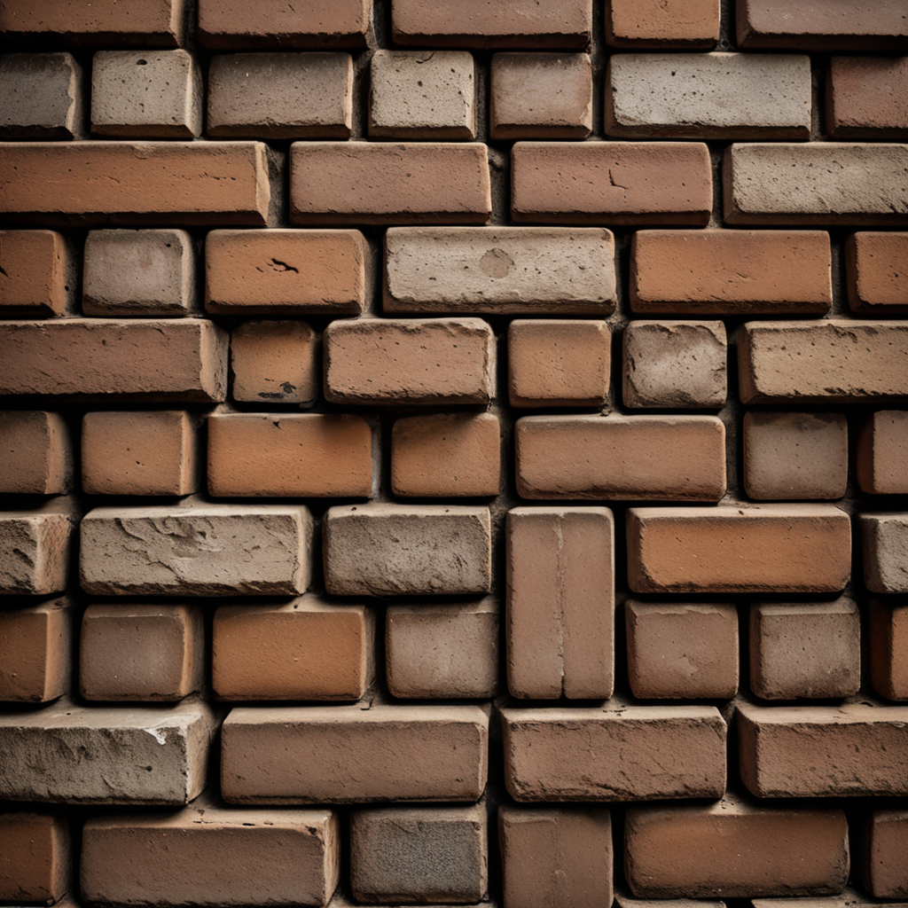 Premium Free ai Images | old brown brick texture seamless
