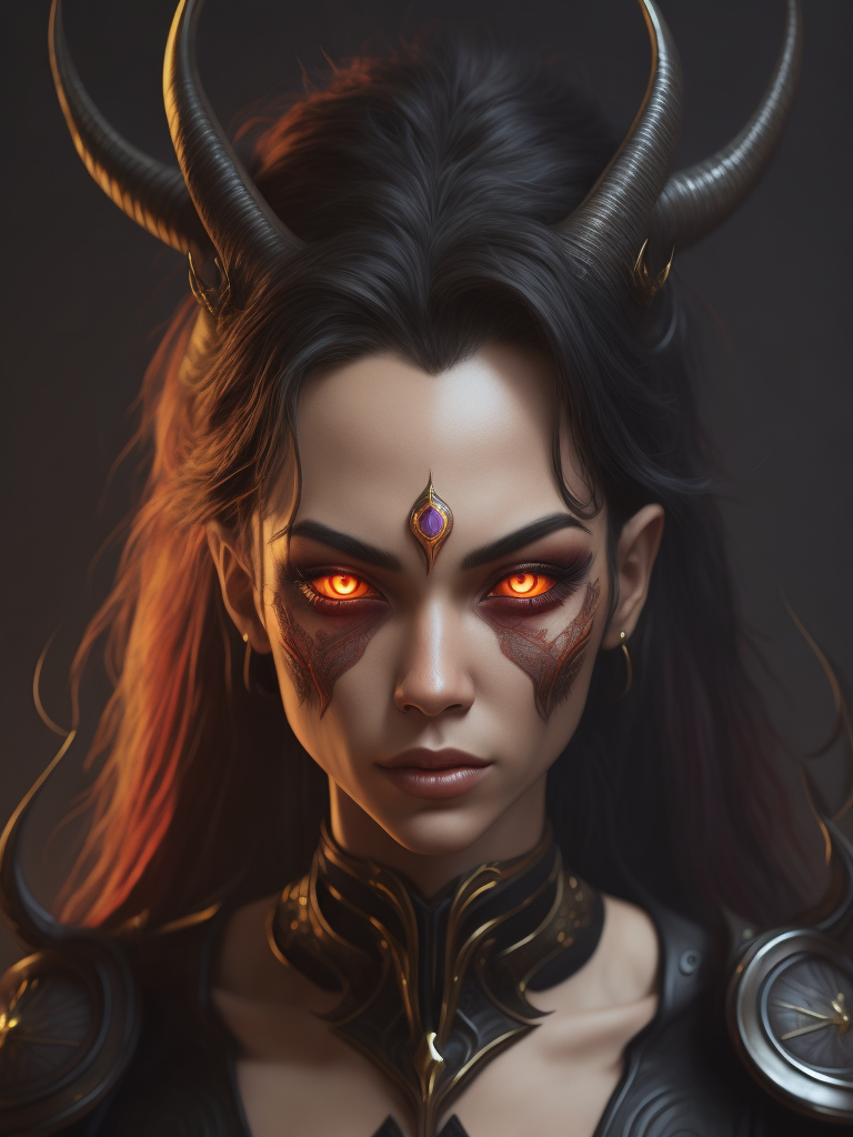 Premium Free ai Images | anime demon girl