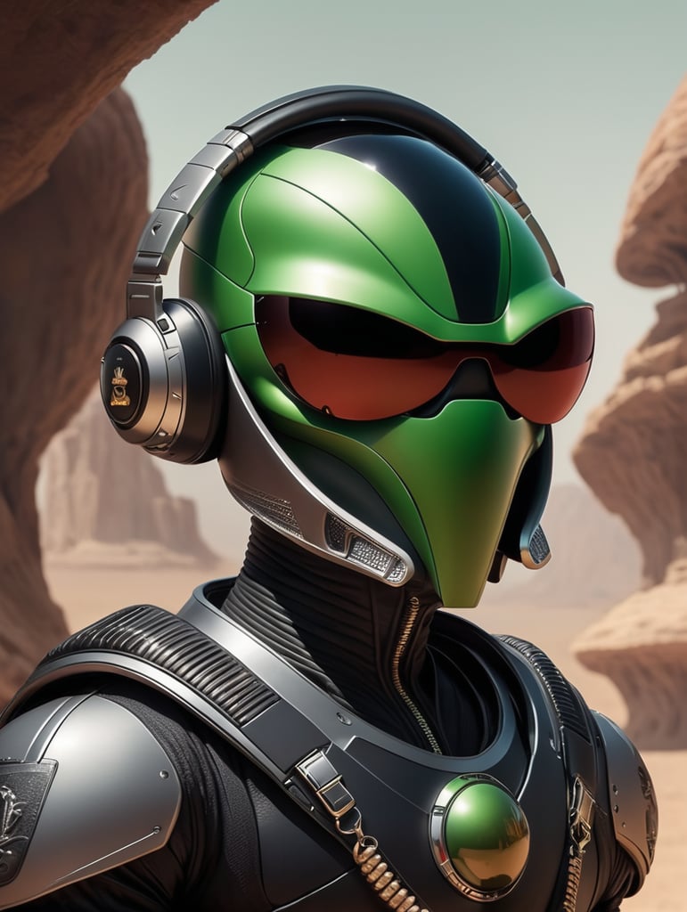 Premium Free ai Images | marvin the martian gangster