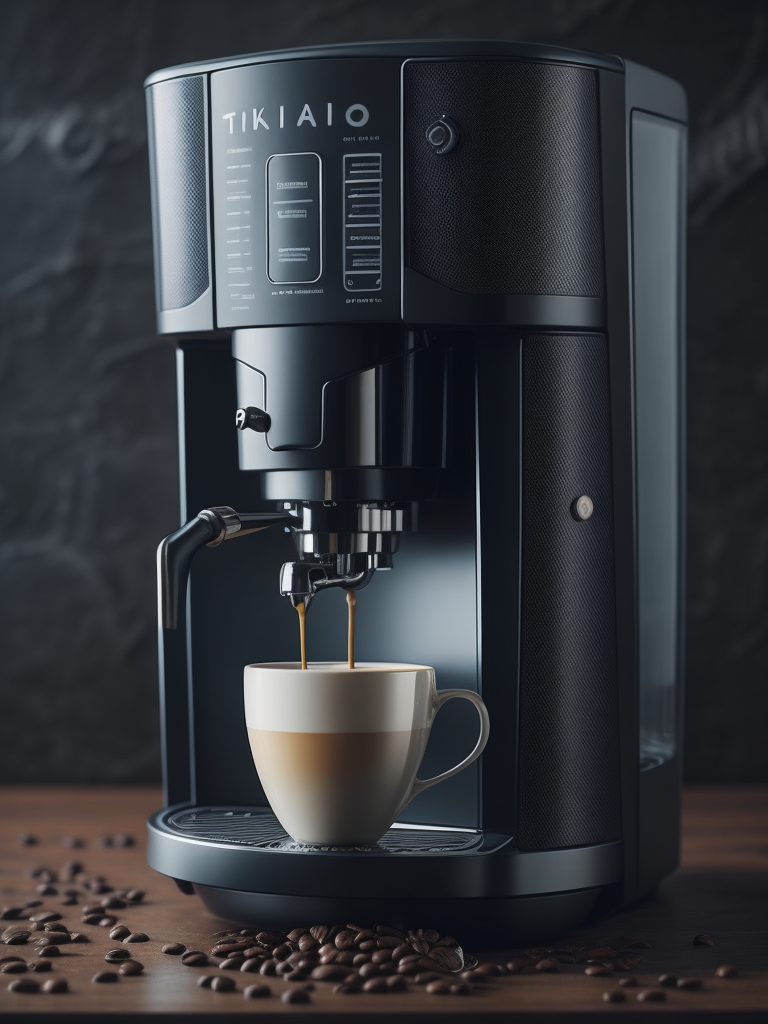 Lumenor AI Image Generation - tikiai coffee machine