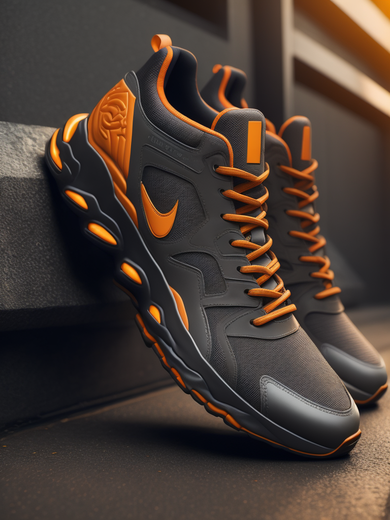 Premium Free ai Images | hyper realistic image of hi tech sports puffy ...