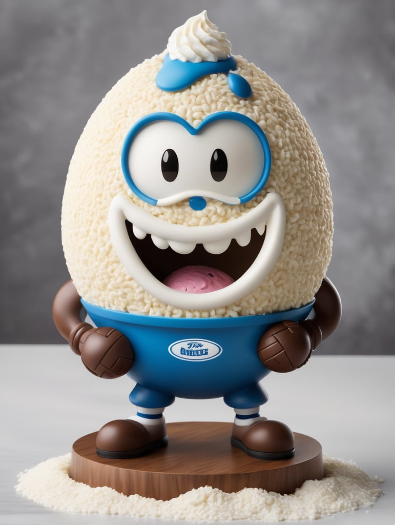 Premium Free ai Images | wiffle shaped like football character grain ...