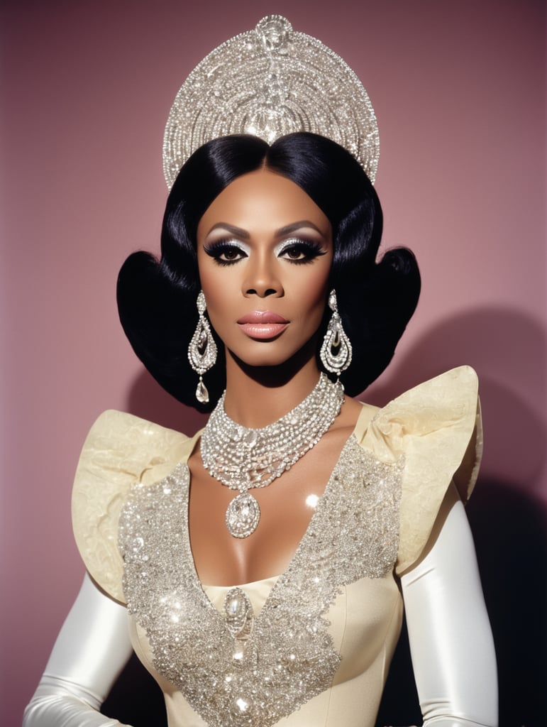 Premium Free ai Images | before crystal labeija formed the house of ...
