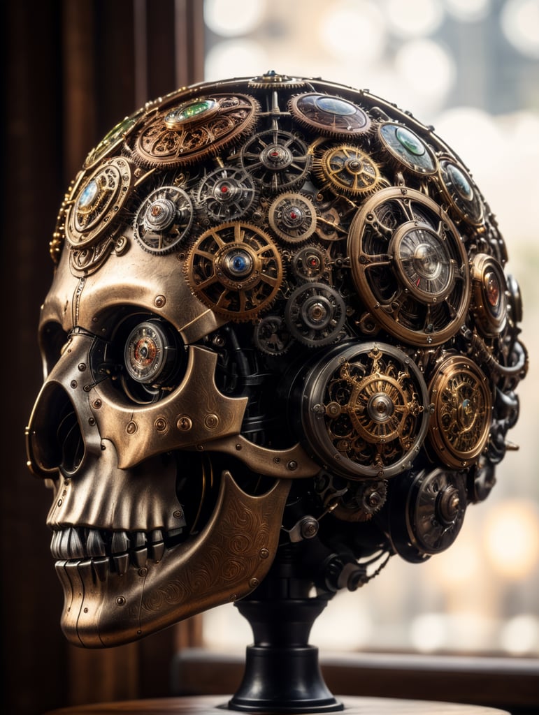 Premium Free ai Images | human brain made by skilled craftsman in ...