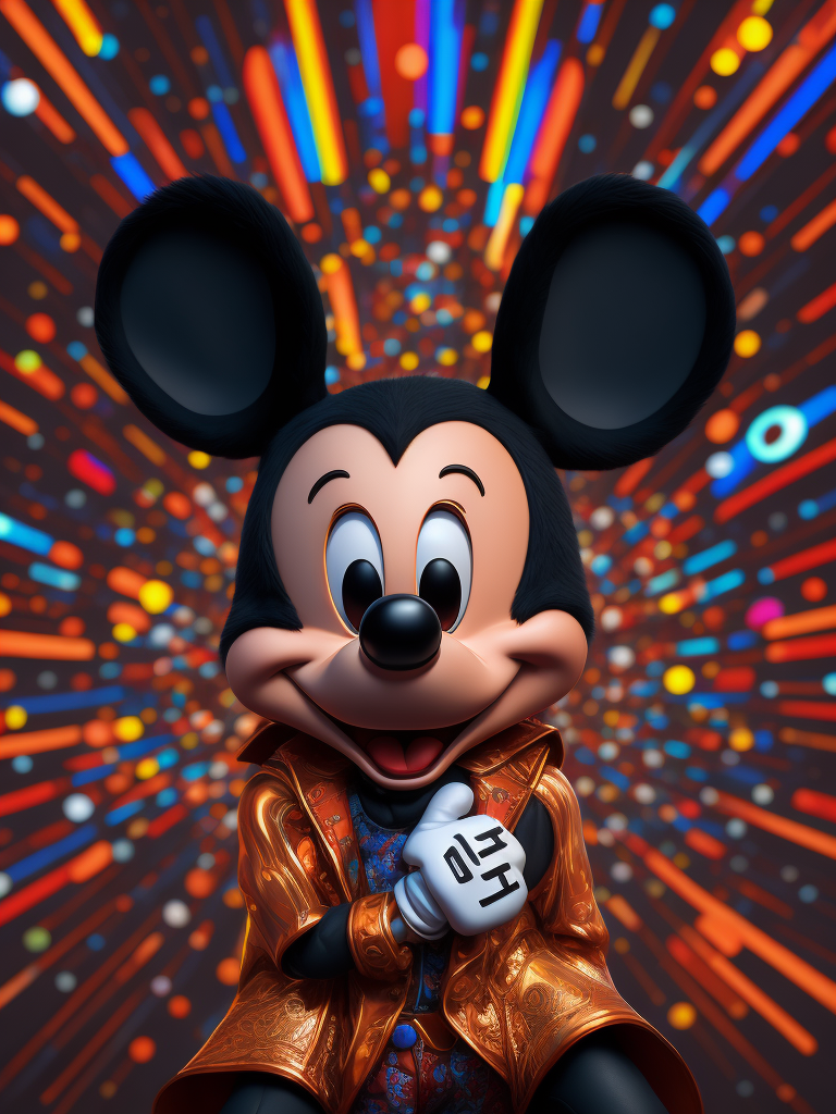 Lumenor AI Image Generation - portrait of mickey mouse is an american ...