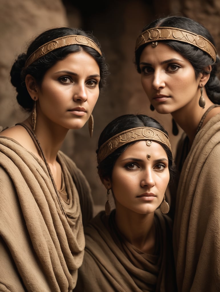 Premium Free ai Images | adult ancient etruscan women