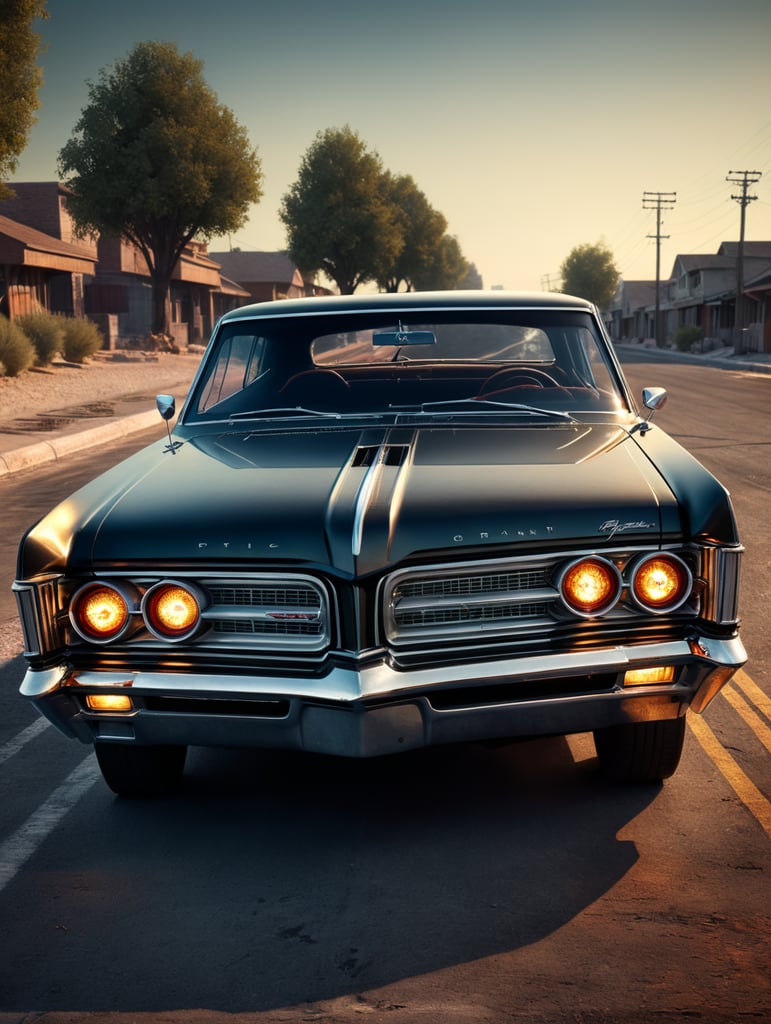 Premium Free ai Images | customized pontiac grand prix