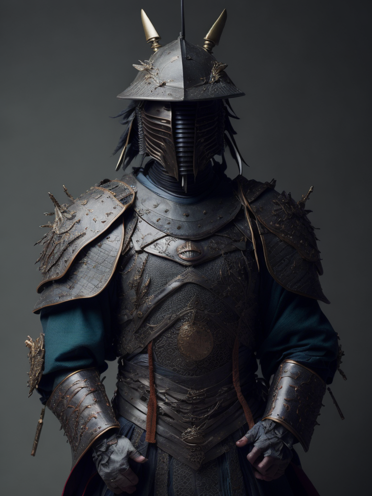 Lumenor AI Image Generation - samurai armor concept art