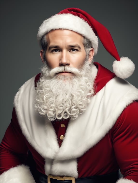 Premium Free ai Images | ryan reynolds dressed as santa