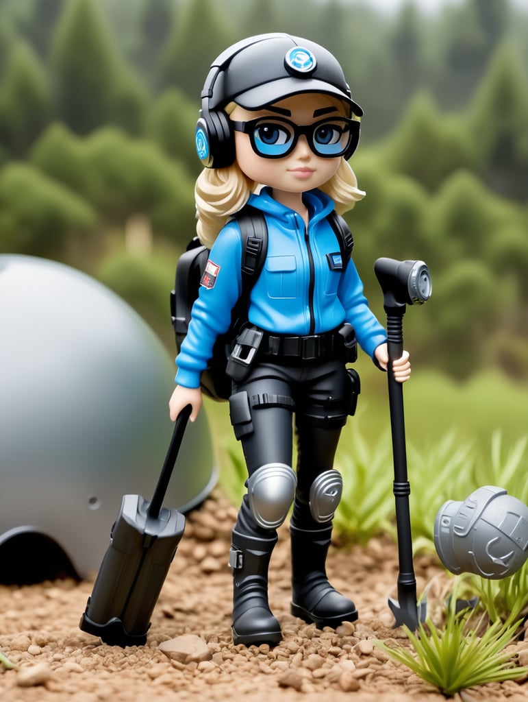 Premium Free ai Images | female funko pop character with short length ...