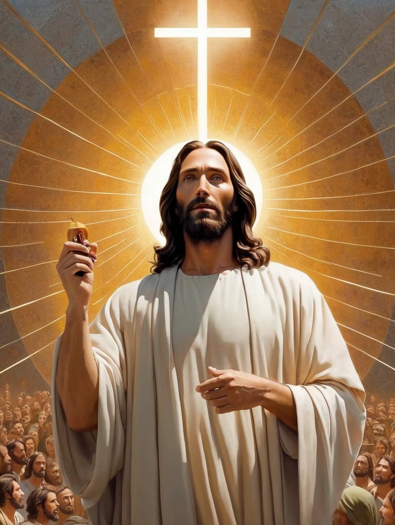 Premium Free ai Images | modern jesus