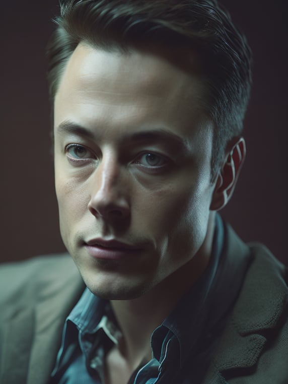 Premium Free ai Images | elon musk as irom man bright saturated colors ...