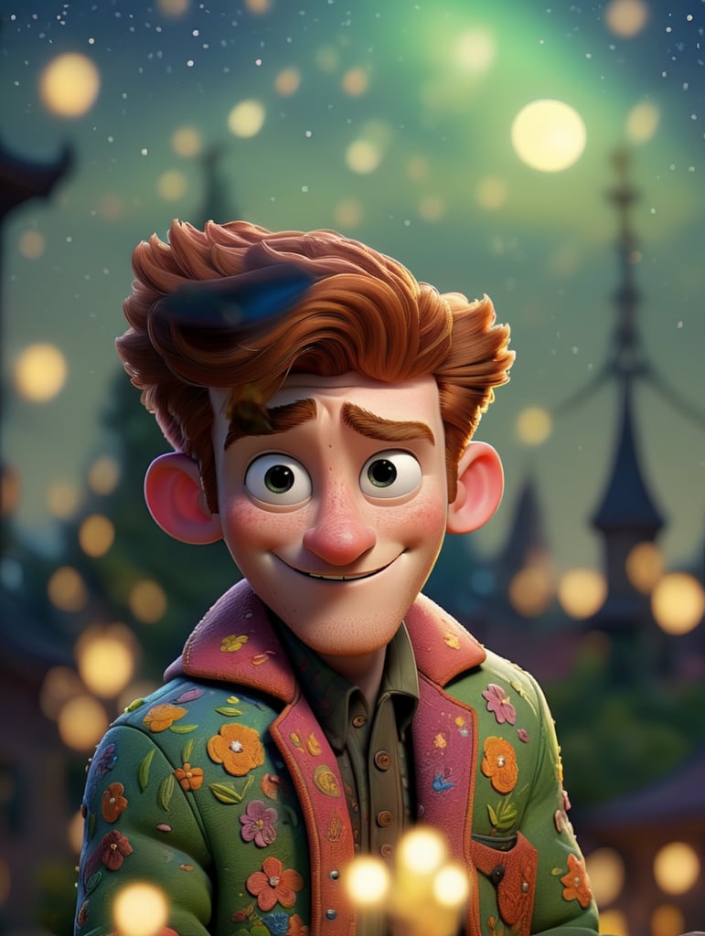 Premium Free ai Images | beautiful ginger man with freckles wearing ...