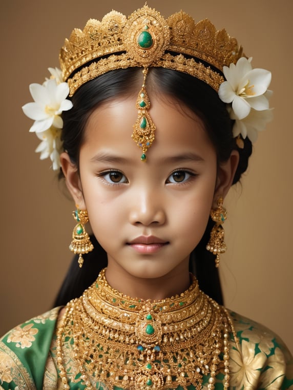 Premium Free ai Images | burmese traditional girl