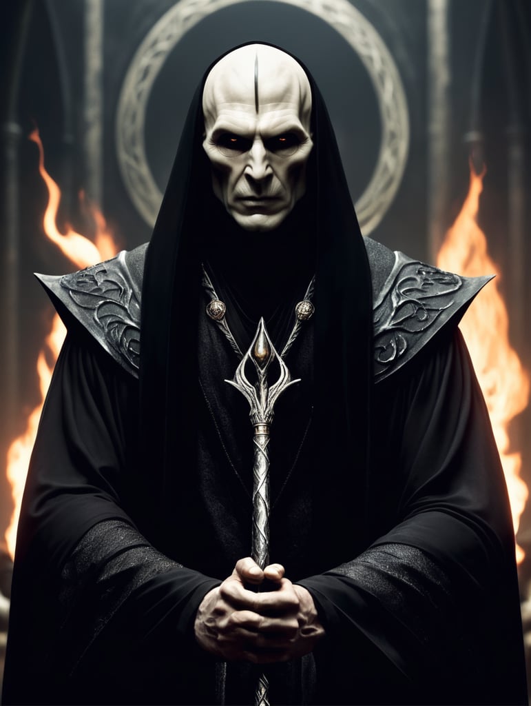 Premium Free ai Images | mago oscuro che ricorda tratti di lord ...