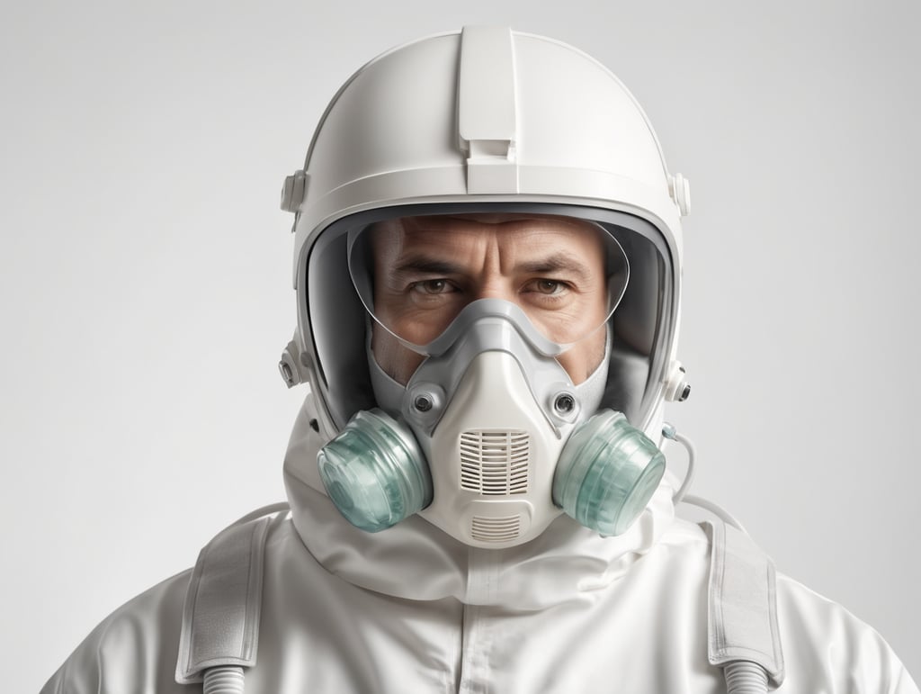 Premium Free ai Images | realistic photo of man wearing medical ...