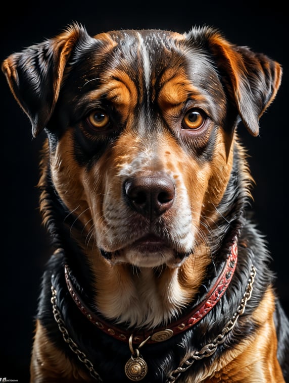 Premium Free ai Images | dog portrait photography realistic hd ...