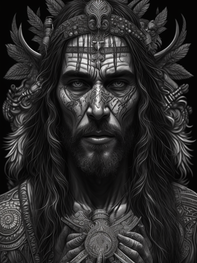 Lumenor AI Image Generation - jesus realistic shaman consuming ...