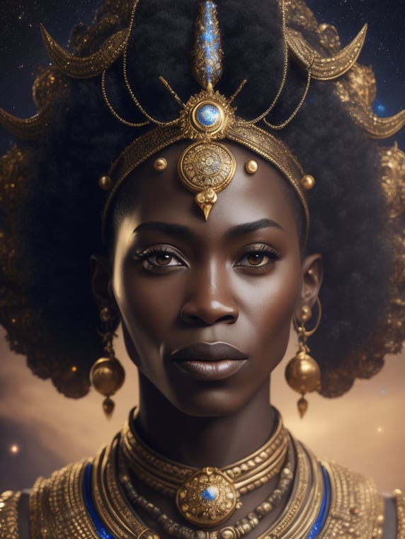Premium Free ai Images | obatala the african orisha wearing detailed ...