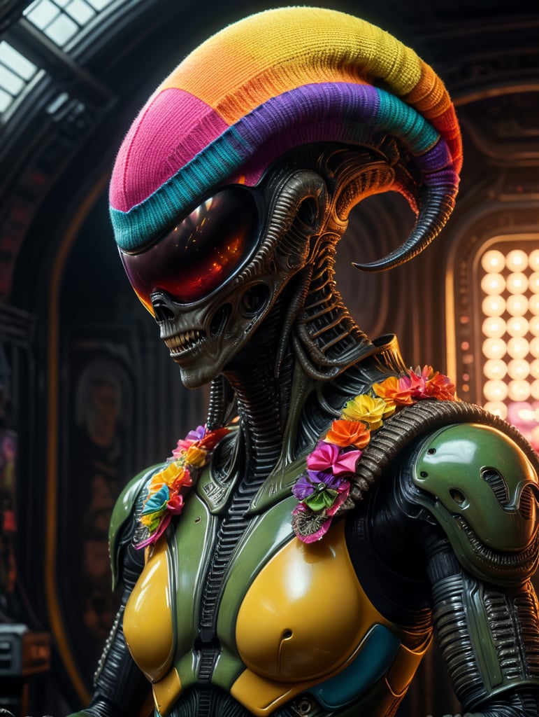 Premium Free ai Images | vogue photoshoot of an accurate xenomorph from ...