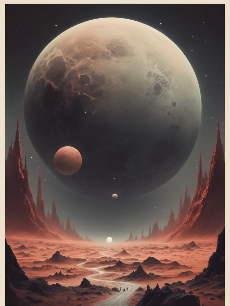 Premium Free ai Images | hell in space