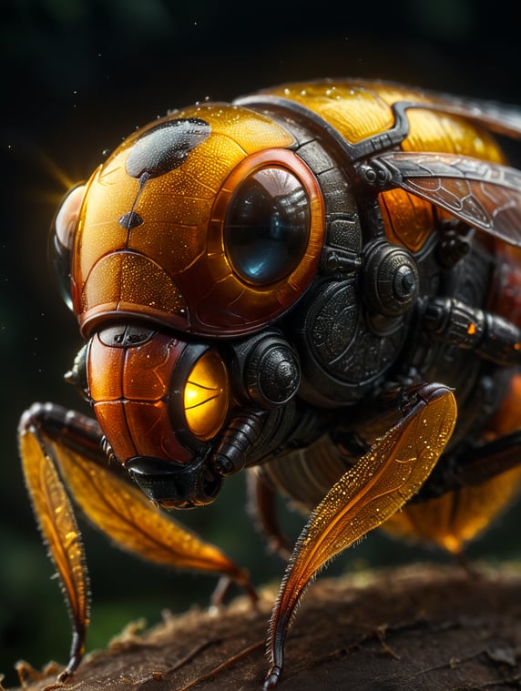 Premium Free ai Images | firefly macro photography close up high ...