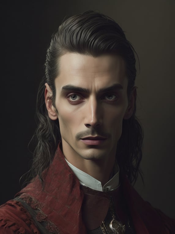 Premium Free ai Images | portrait of vlad dracula real life
