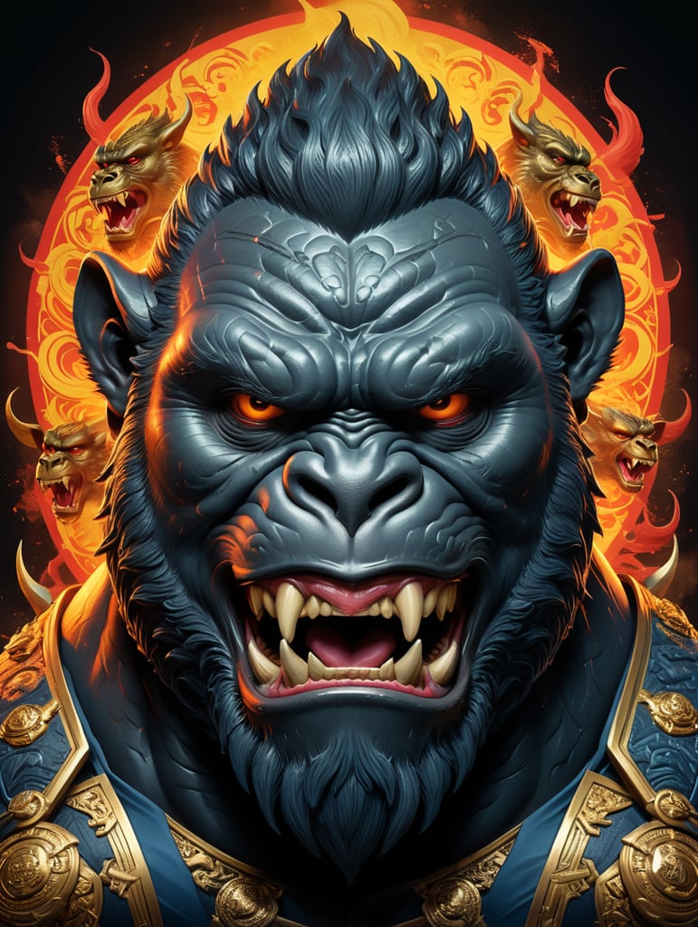 Premium Free ai Images | create dynamic illustration featuring ...
