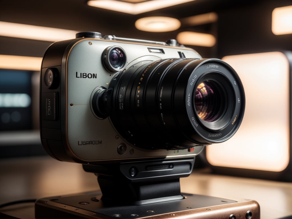 Premium Free ai Images | realistic photo of futuristic camera
