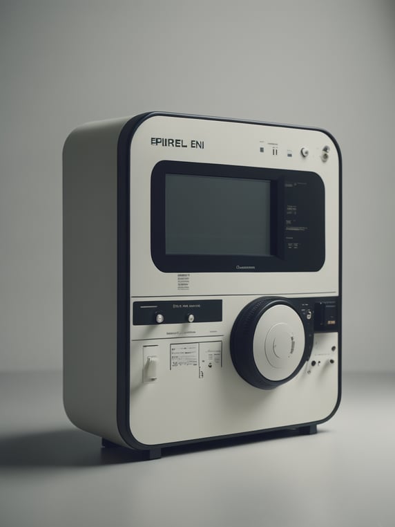 Premium Free ai Images | surreal time machine designed by dieter rams ...