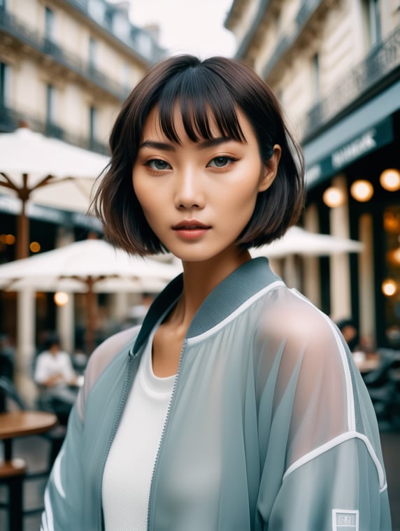 Premium Free ai Images | portrait of beautiful japanese fashion model ...