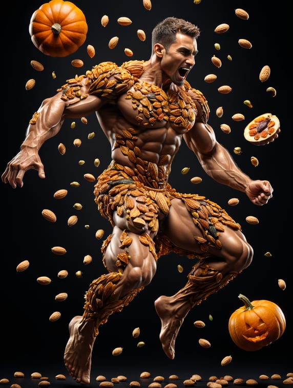 Premium Free ai Images | anatomy of male human figure made of ...