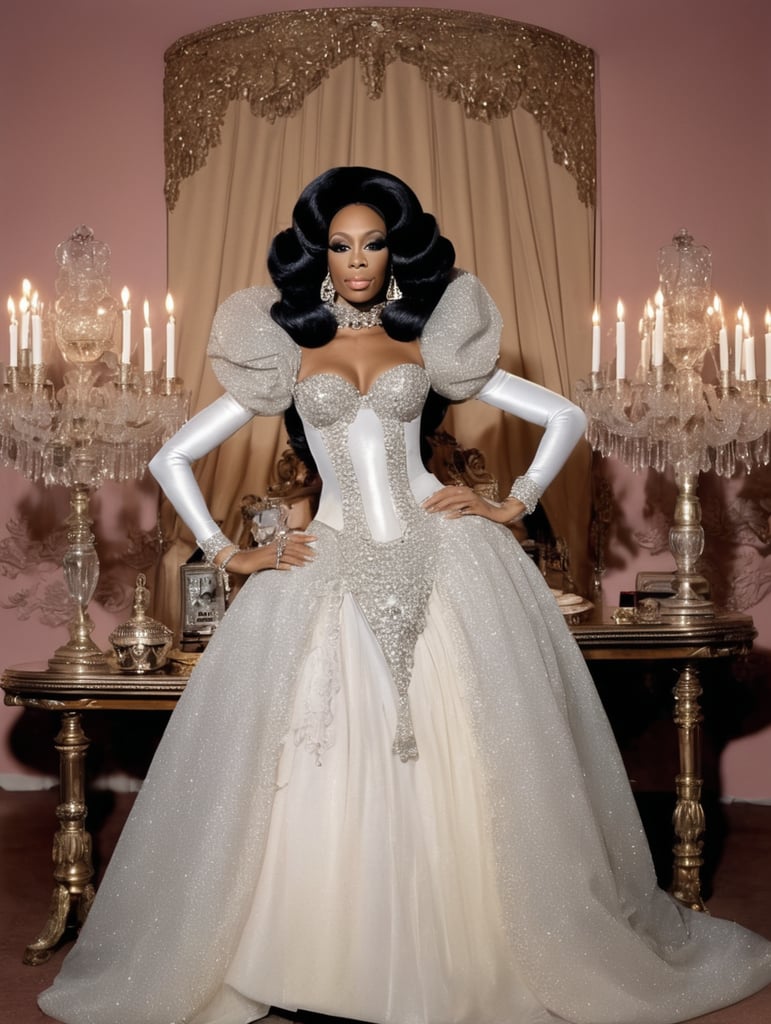 Premium Free ai Images | before crystal labeija formed the house of ...