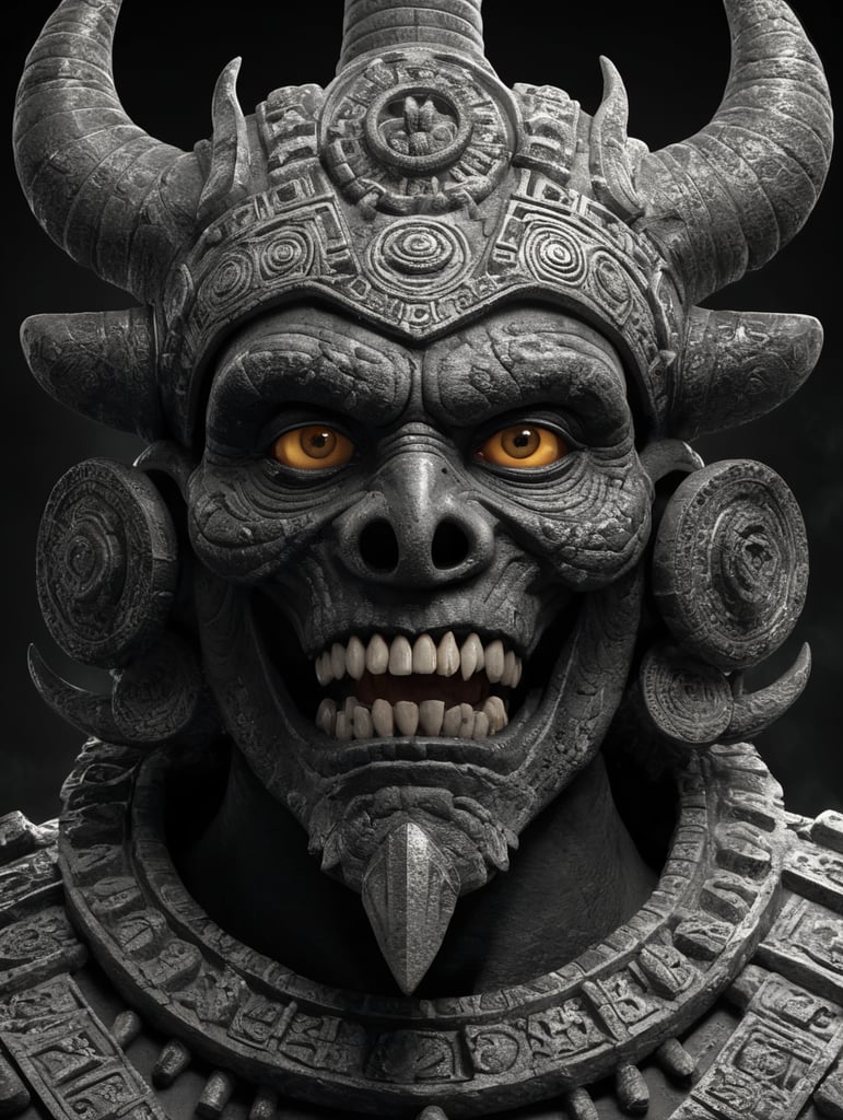Lumenor AI Image Generation - mictlantecuhtli the ancient aztec god of ...