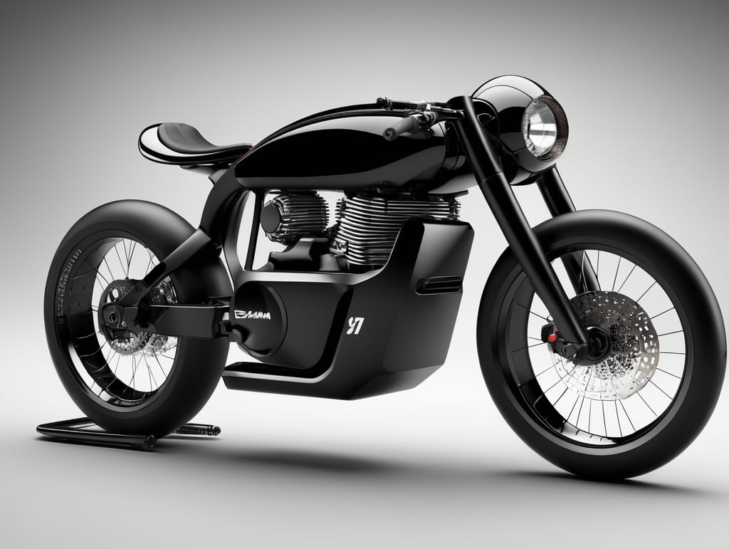 Premium Free ai Images | ultra futuristic minimal design bike designed ...