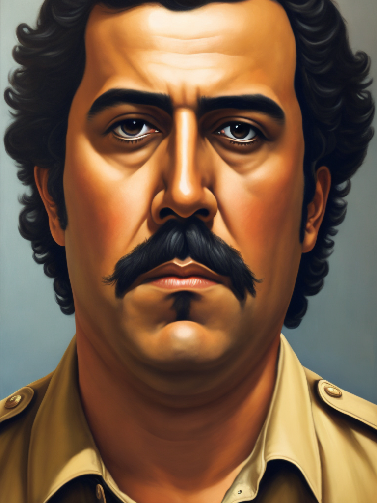 Lumenor AI Image Generation - pablo escobar portrait painting oil ...