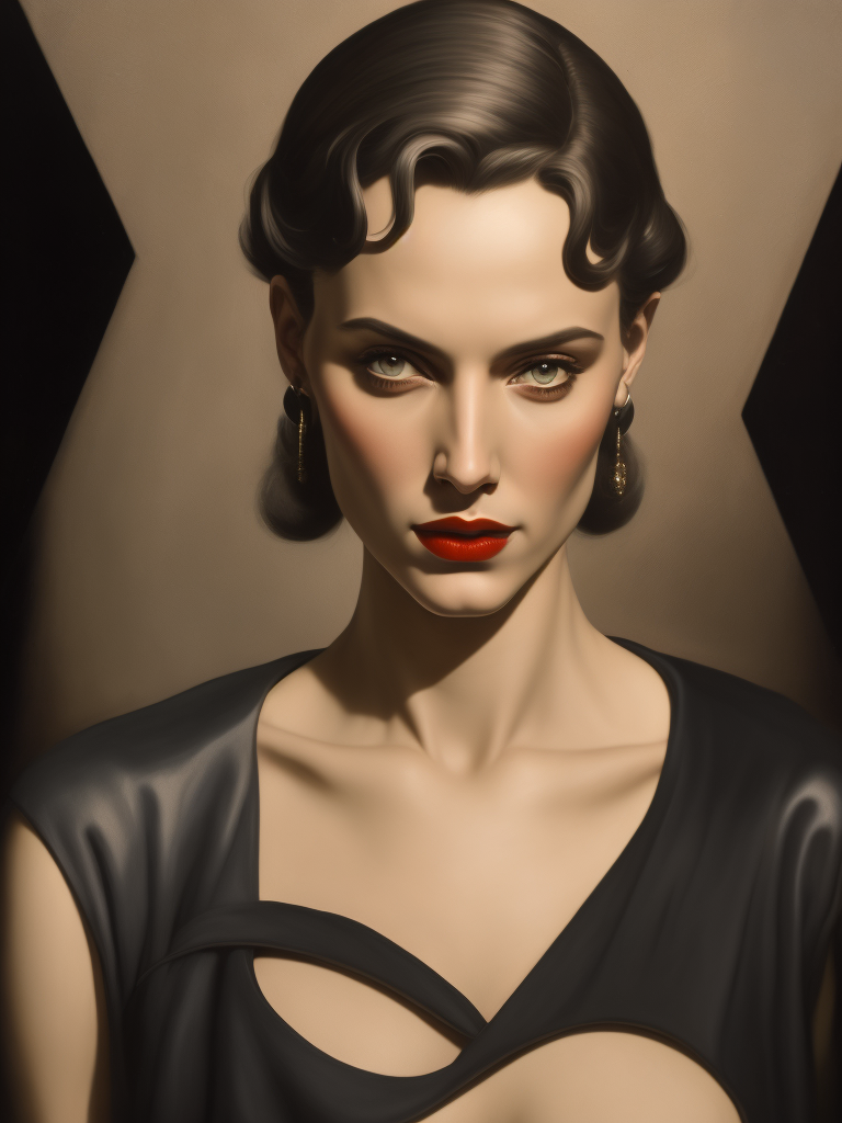 Lumenor AI Image Generation - tamara de lempicka woman made real human ...