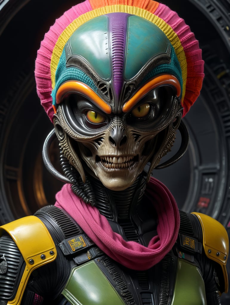 Premium Free ai Images | vogue photoshoot of an accurate xenomorph from ...