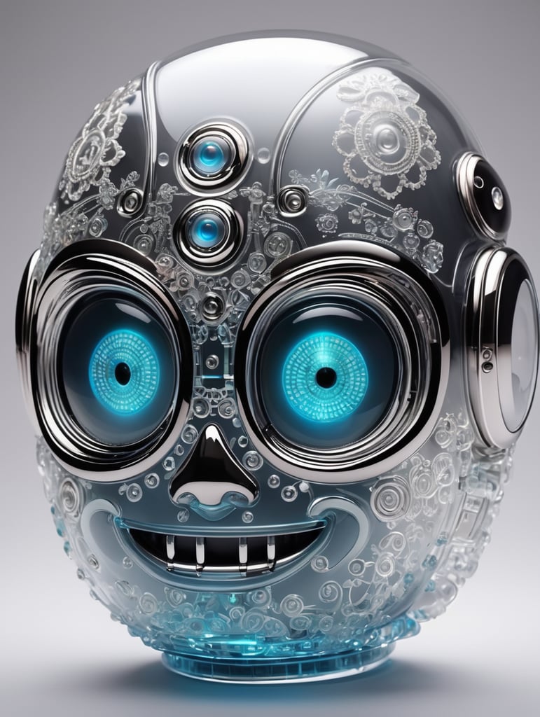 Premium Free ai Images | cute aesthetic tiny cute translucent ...