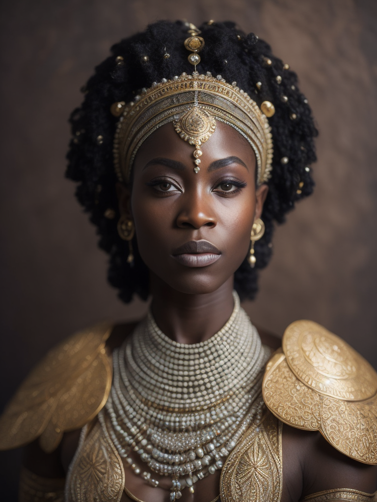 Lumenor AI Image Generation - obatala the african orisha wearing ...