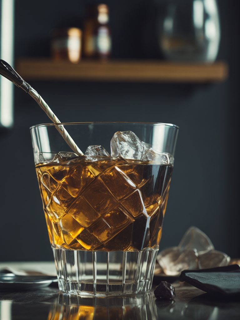 Lumenor AI Image Generation - cold whiskey cola