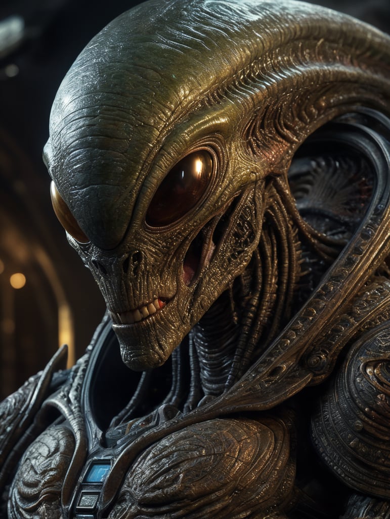 Premium Free ai Images | alien super pro