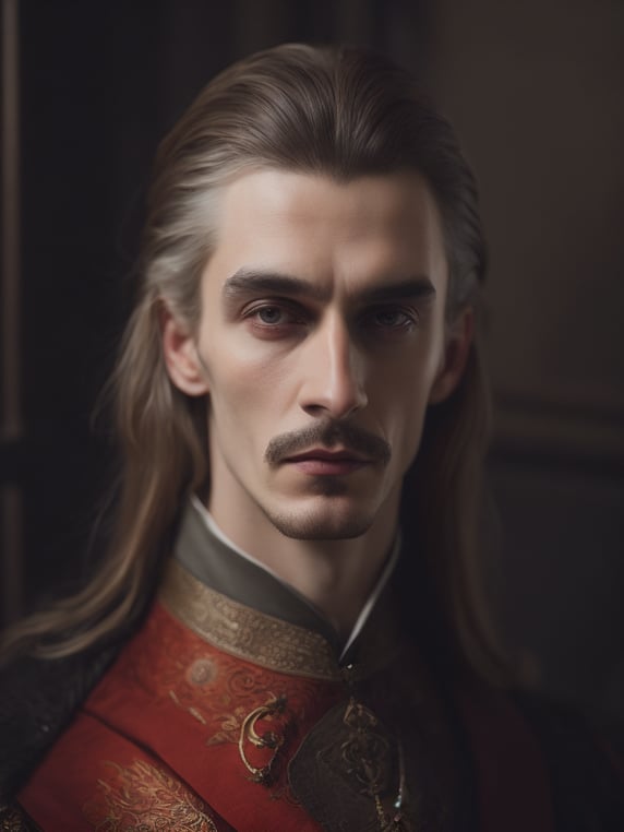 Premium Free ai Images | portrait of vlad dracula real life