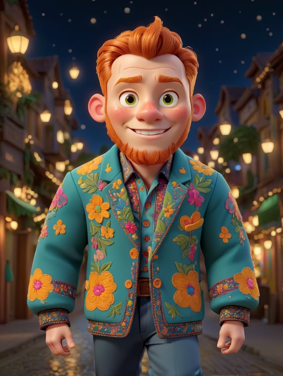Premium Free ai Images | beautiful ginger man with freckles wearing ...