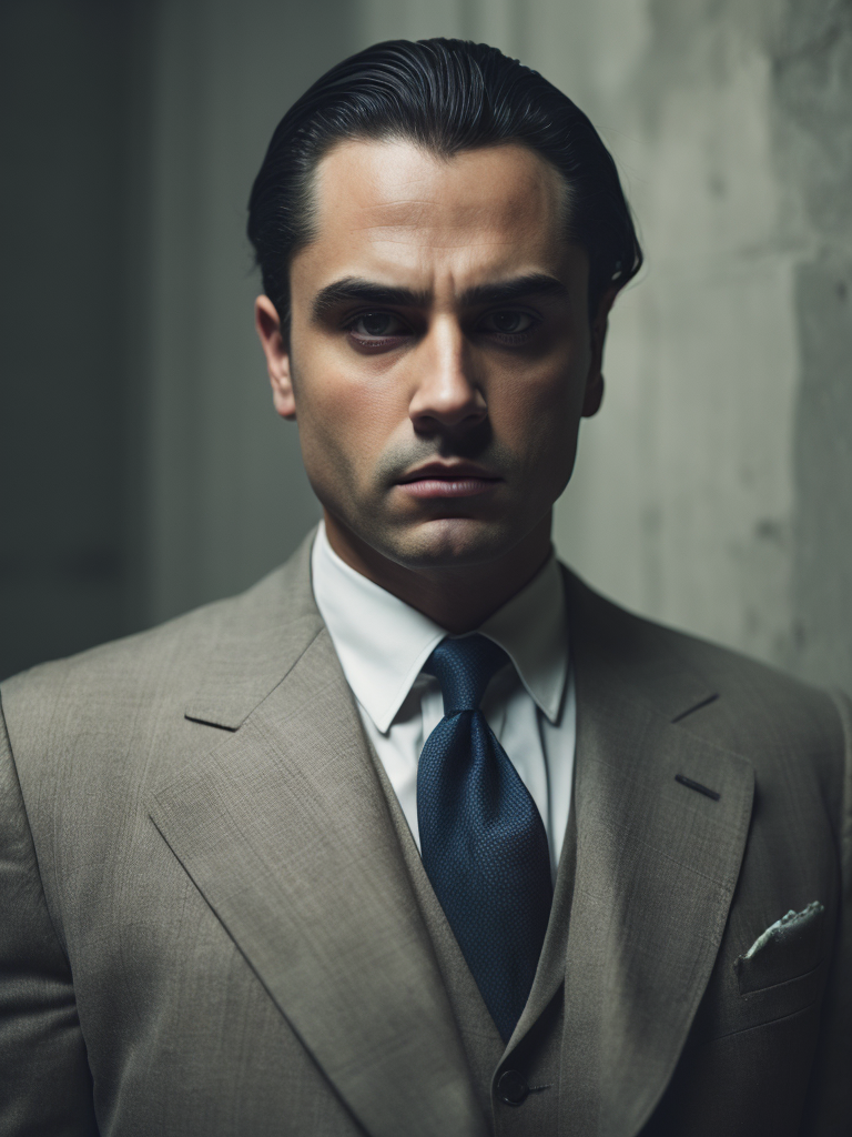 Lumenor AI Image Generation - al capone american gangster rare photo