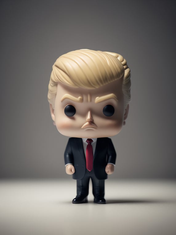Premium Free ai Images | intricate portrait of render of funko pop of ...